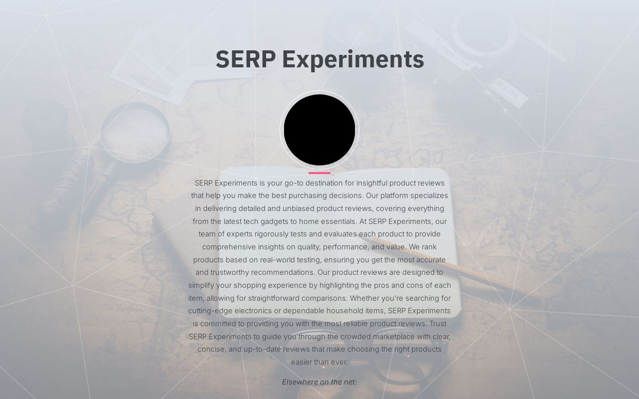SERP Experiments
